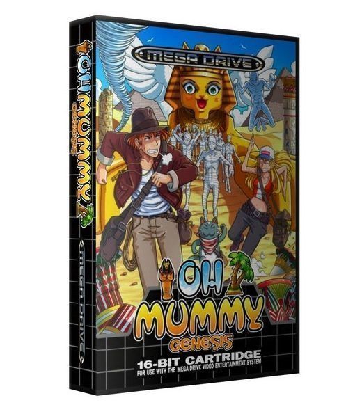 Remake para MegaDrive de Oh Mummy