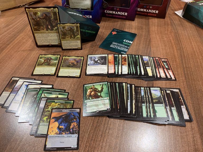 MTG Commander 2019: mazos e impresiones